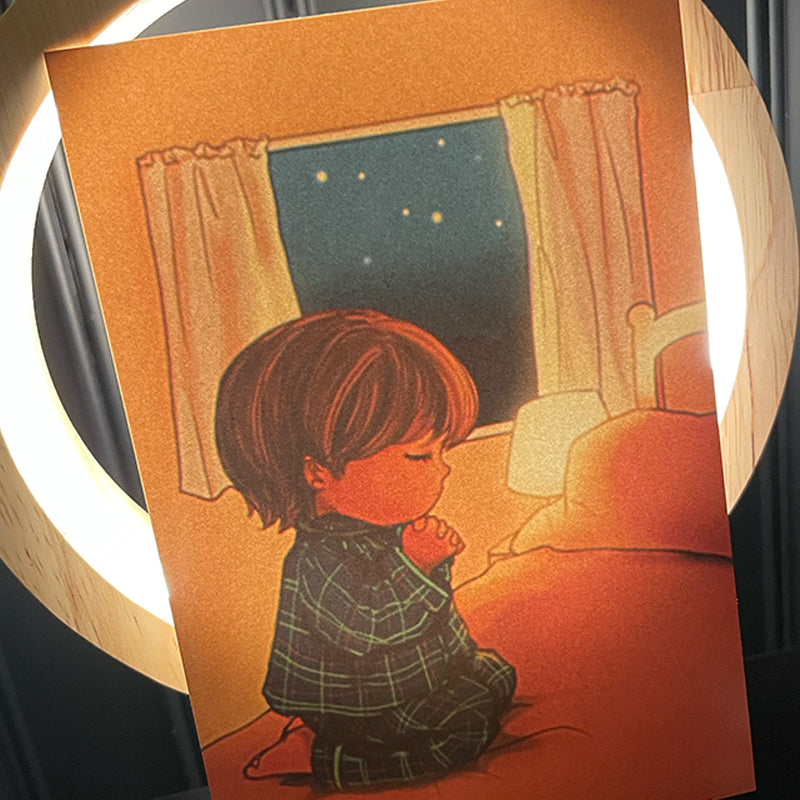 'Praying' Post card – Mina Kwon